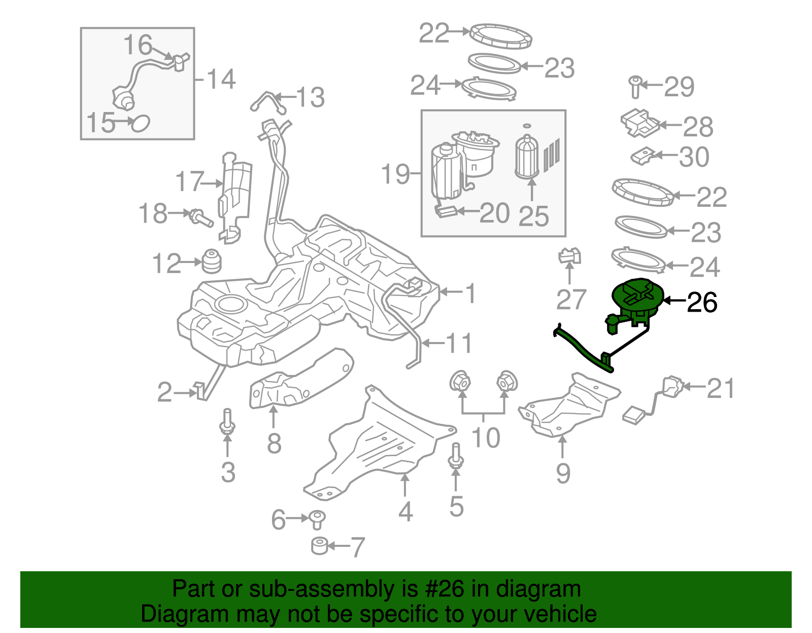 8K0-201-301-C - Fuel Pump Housing 2008-2017 Audi | Audi OEM Parts Guy