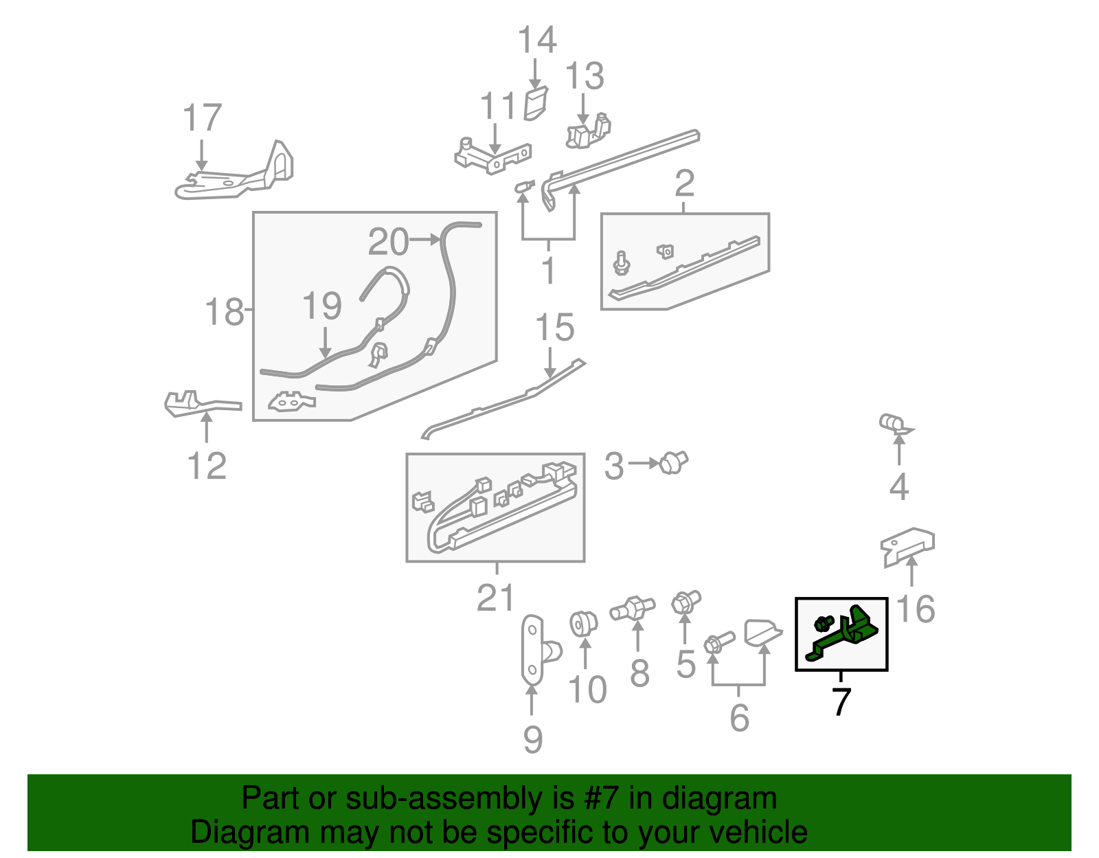 72583-SHJ-A01 - Stopper 2005-2010 Honda Odyssey | Honda Parts Online