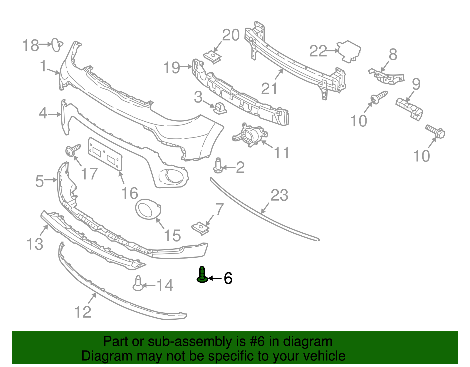 2017-2019 Kia Soul Lower Cover 86512-B2510 | TascaParts.com
