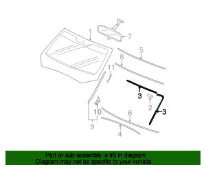 73125-SZA-A00 - Dam 2009-2015 Honda Pilot | Honda Parts Online