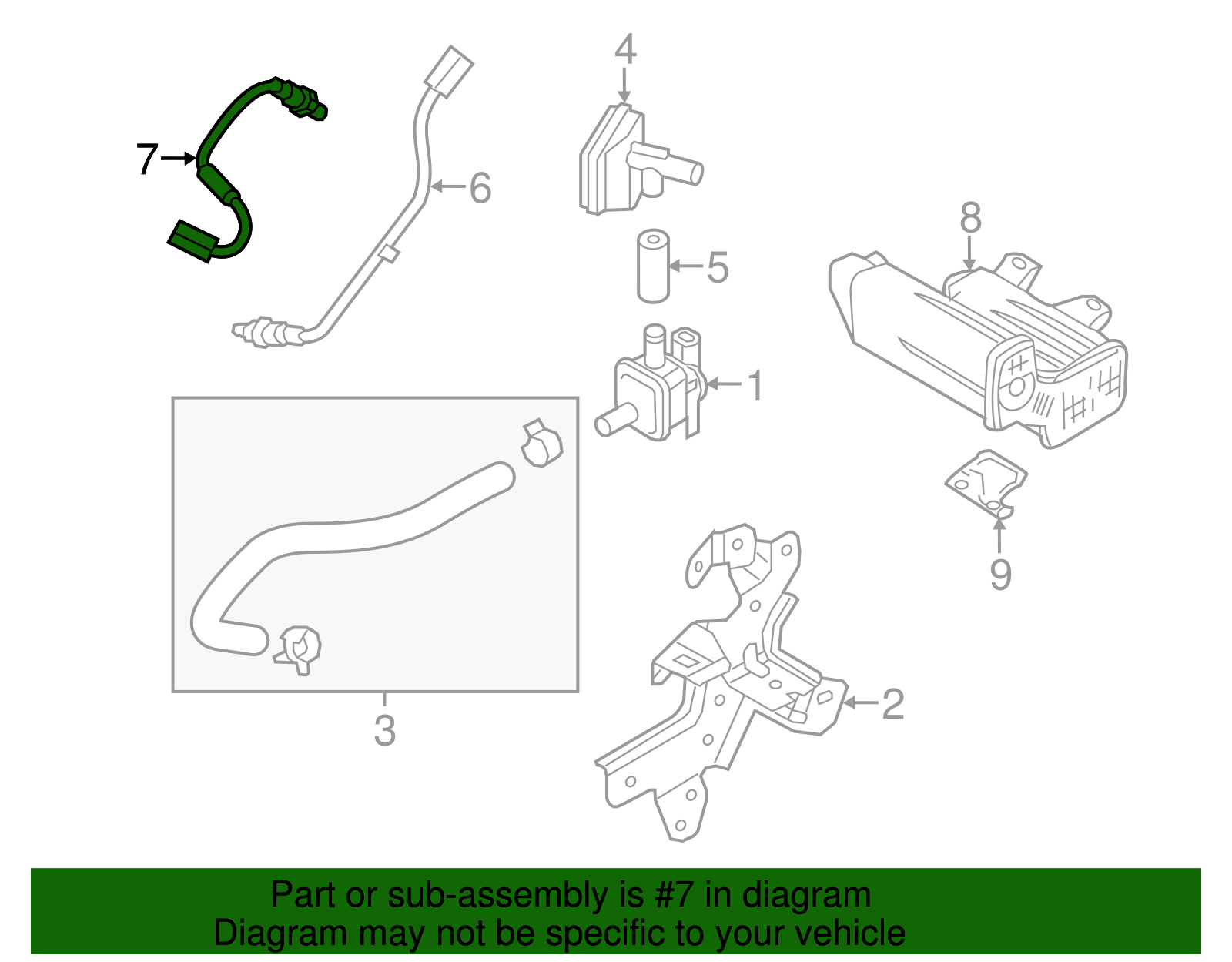 2012-2013 Mazda 3 Oxygen Sensor PE08-18-86ZA | RealMazdaParts.com