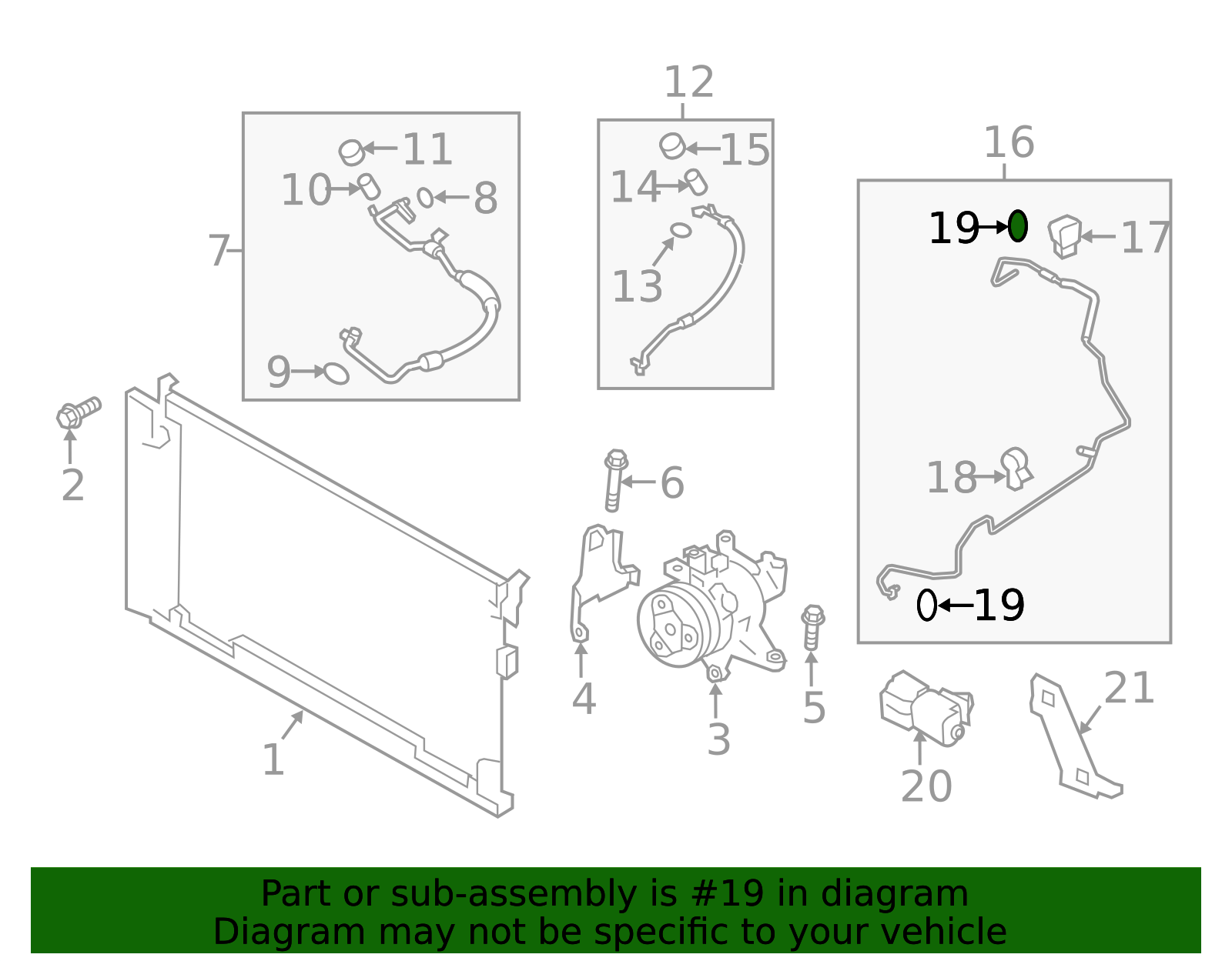 2005-2025 Subaru A/C Line O-Ring 73039TA030 | Subaru Online Parts