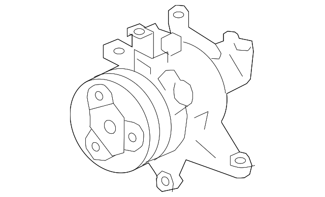 2014-2018 Subaru A/C Compressor 73111FJ042 | Subaru Parts Store