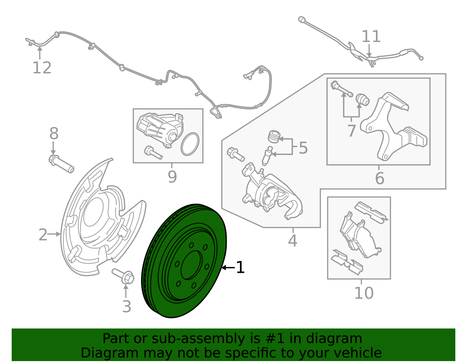2021-2026 Ford Rotor Assembly - Brake ML3Z-2C026-C | Ford OEM Parts Outlet