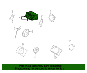 2004 Nissan 350Z Am/fm Cd 28185-CD001 | Boro Nissan Parts