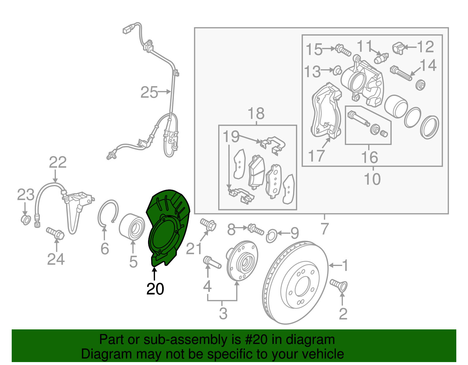2014-2016 Kia Dust Shield - Driver's Side (LH) 51755-B2000 | TascaParts.com