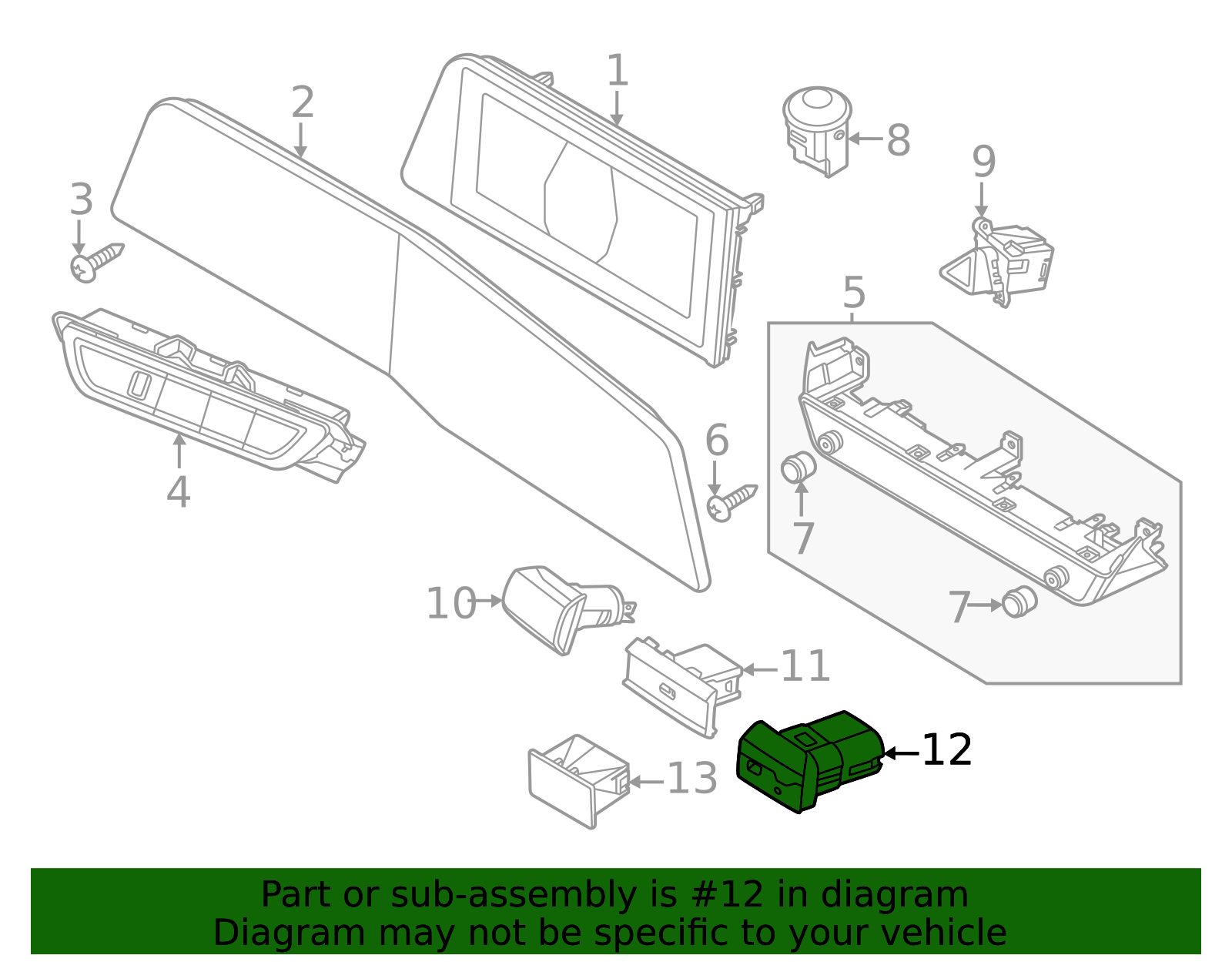 2023-2025 Kia USB Port 96125-AT000WK | TascaParts.com