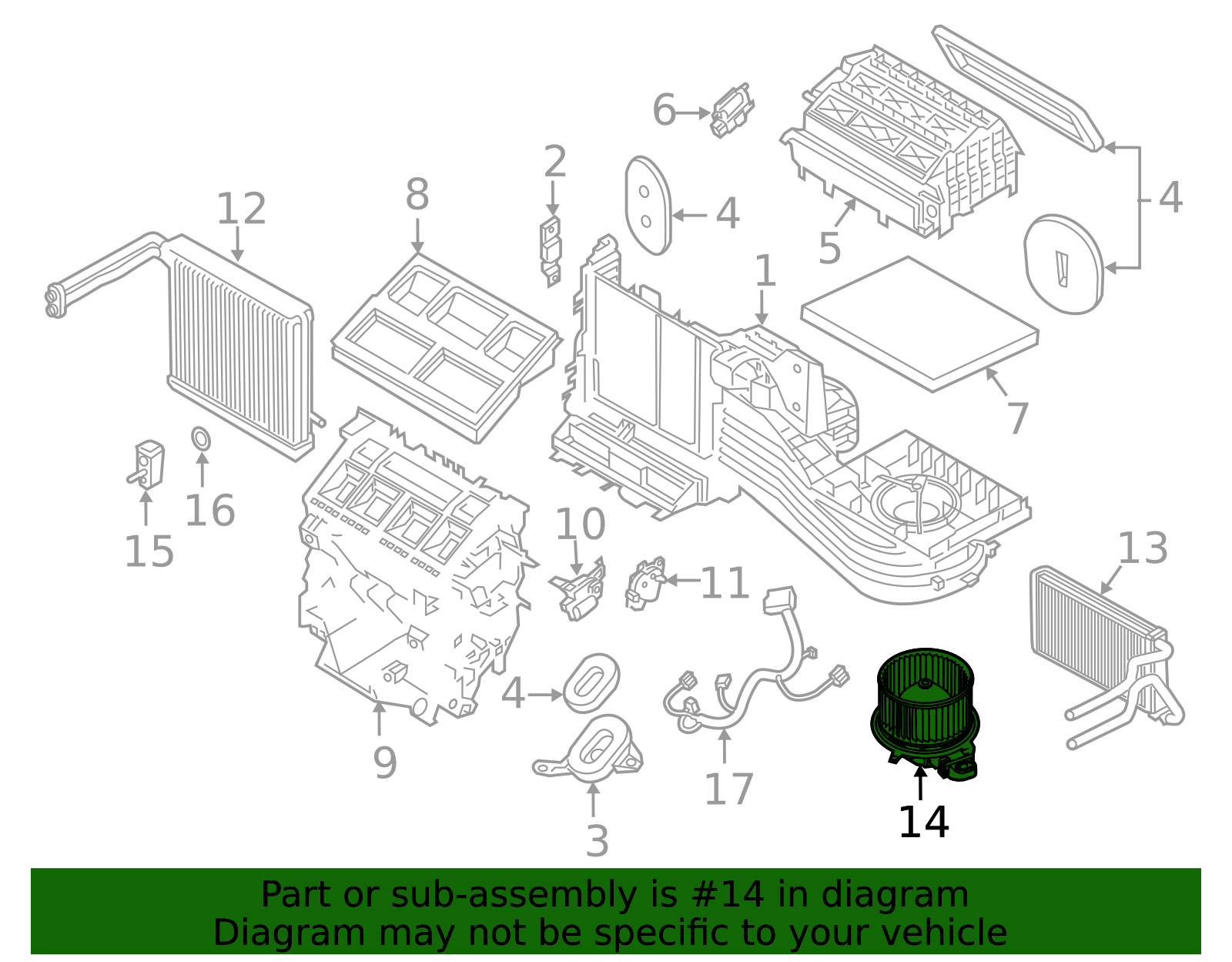 2020-2025 Ford | Blower Motor | L1MZ-19805-BC | Walls' Ford Parts