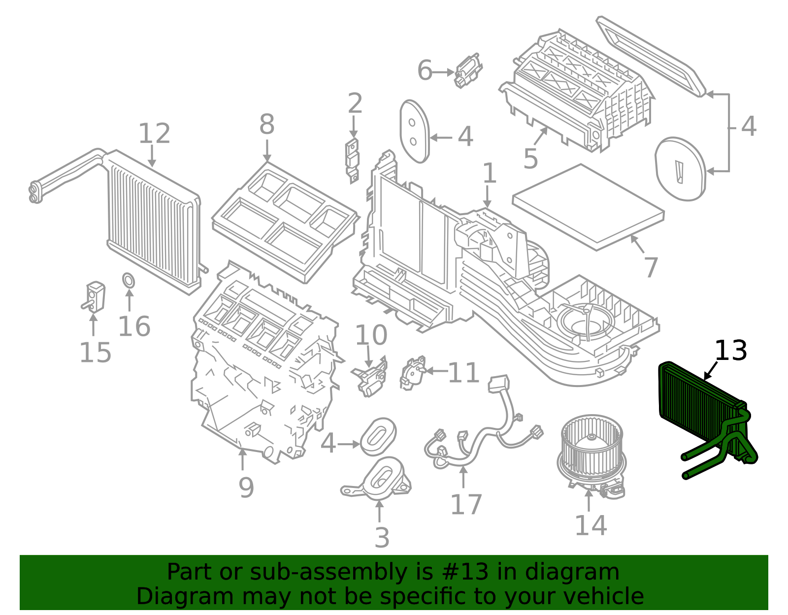 2020-2025 Ford Heater Core L1MZ-18476-BB | OEM Parts Online