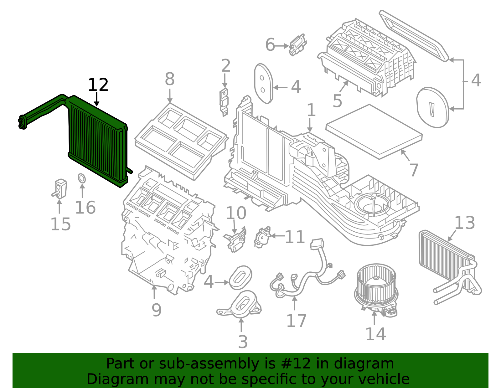 2020-2025 Ford Evaporator Core L1MZ-19860-BC | Ford OEM Parts Outlet
