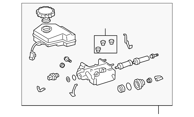 2003-2005 Toyota 4Runner Brake Master Cylinder 47025-60081 | Toyota ...