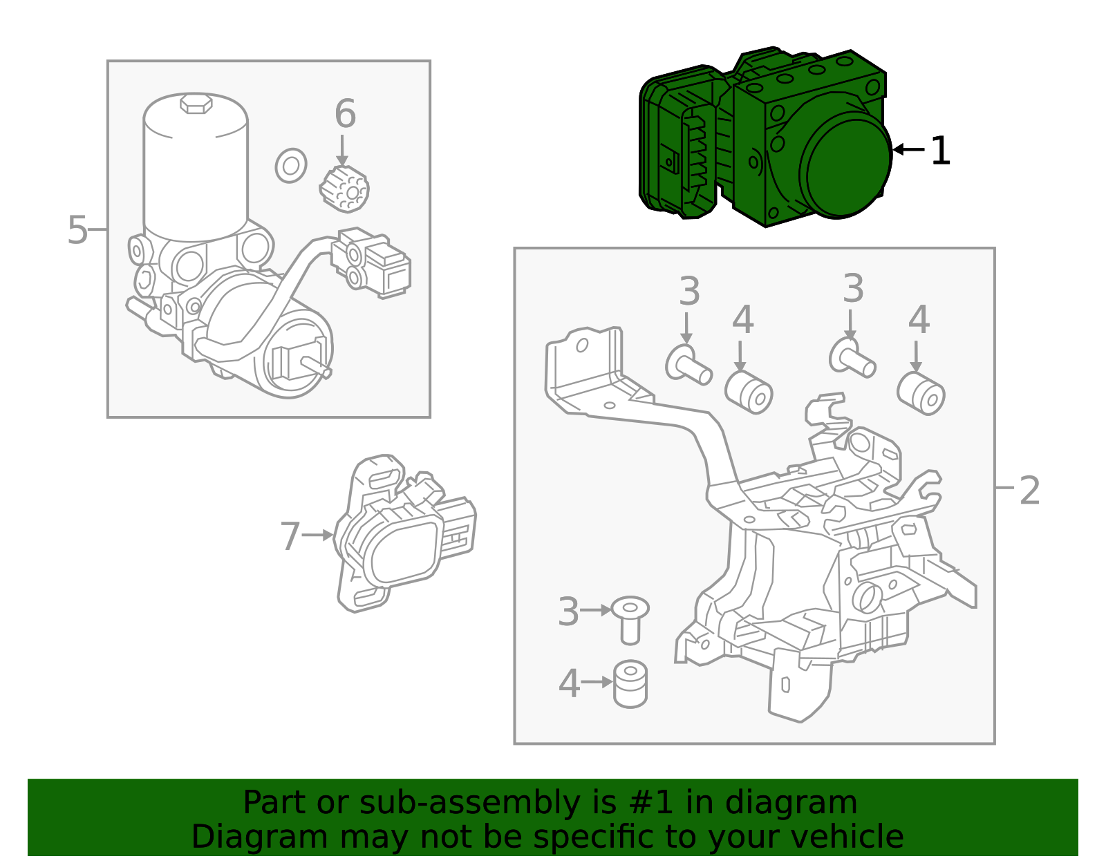 2016-2022 Toyota Actuator Assembly 44050-47060 | OEM Parts Online