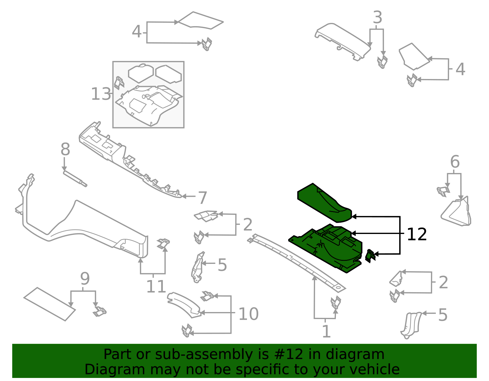 66066AN01A - Under Cover - 2020 Subaru | World OEM Parts Subaru