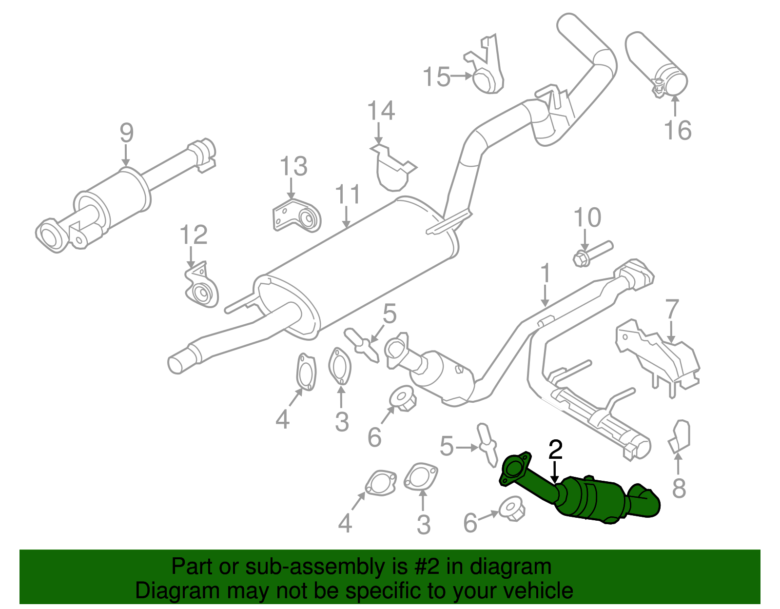 BL3Z-5E212-E - Catalytic Converter 2011-2014 Ford F-150 | Group 1 Auto ...