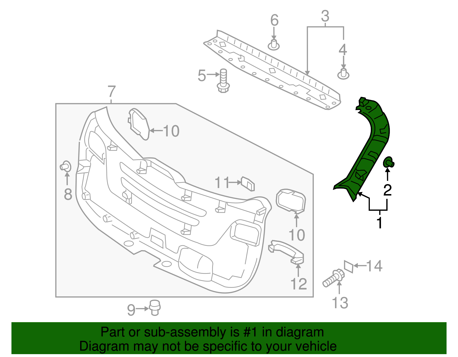 2015-2018 Hyundai Santa Fe Sport Side Trim 81740-4Z500-RYN | World OEM ...