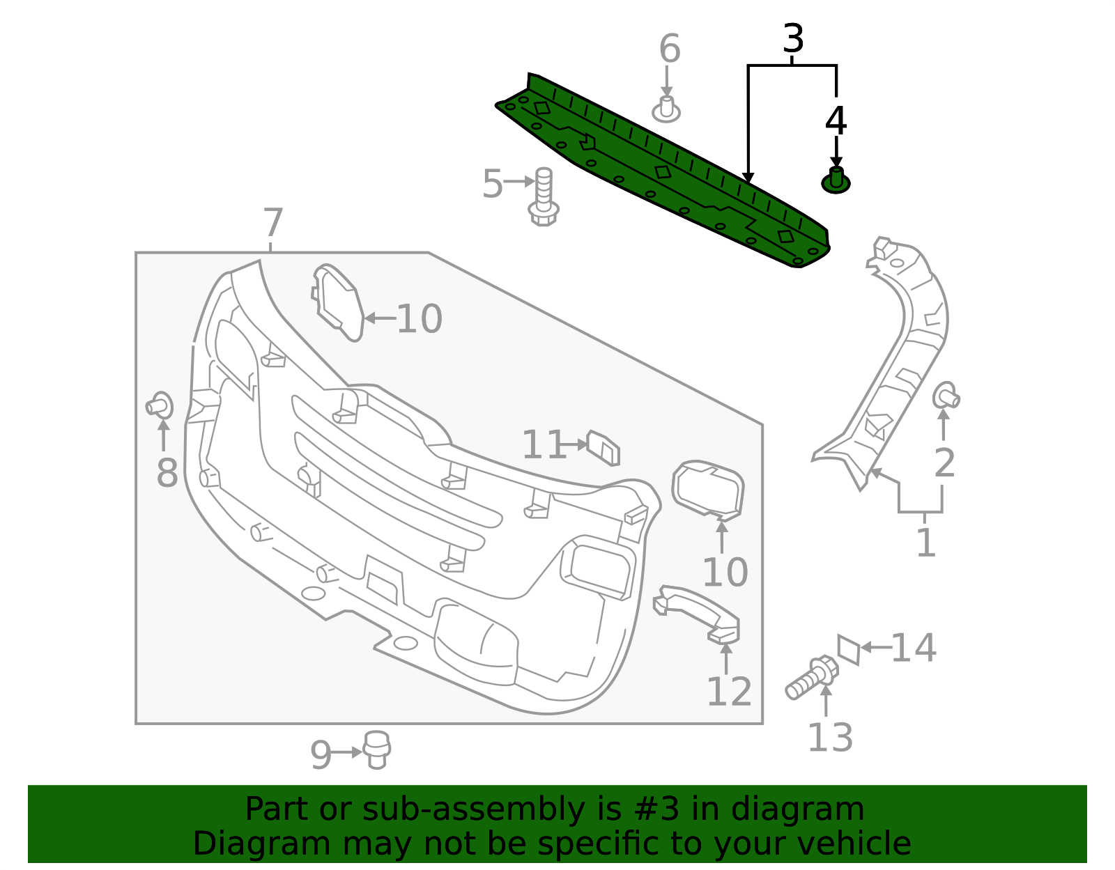 81760-4Z000-NBC - Upper Trim - 2013 2014 Hyundai Santa Fe Sport | World ...