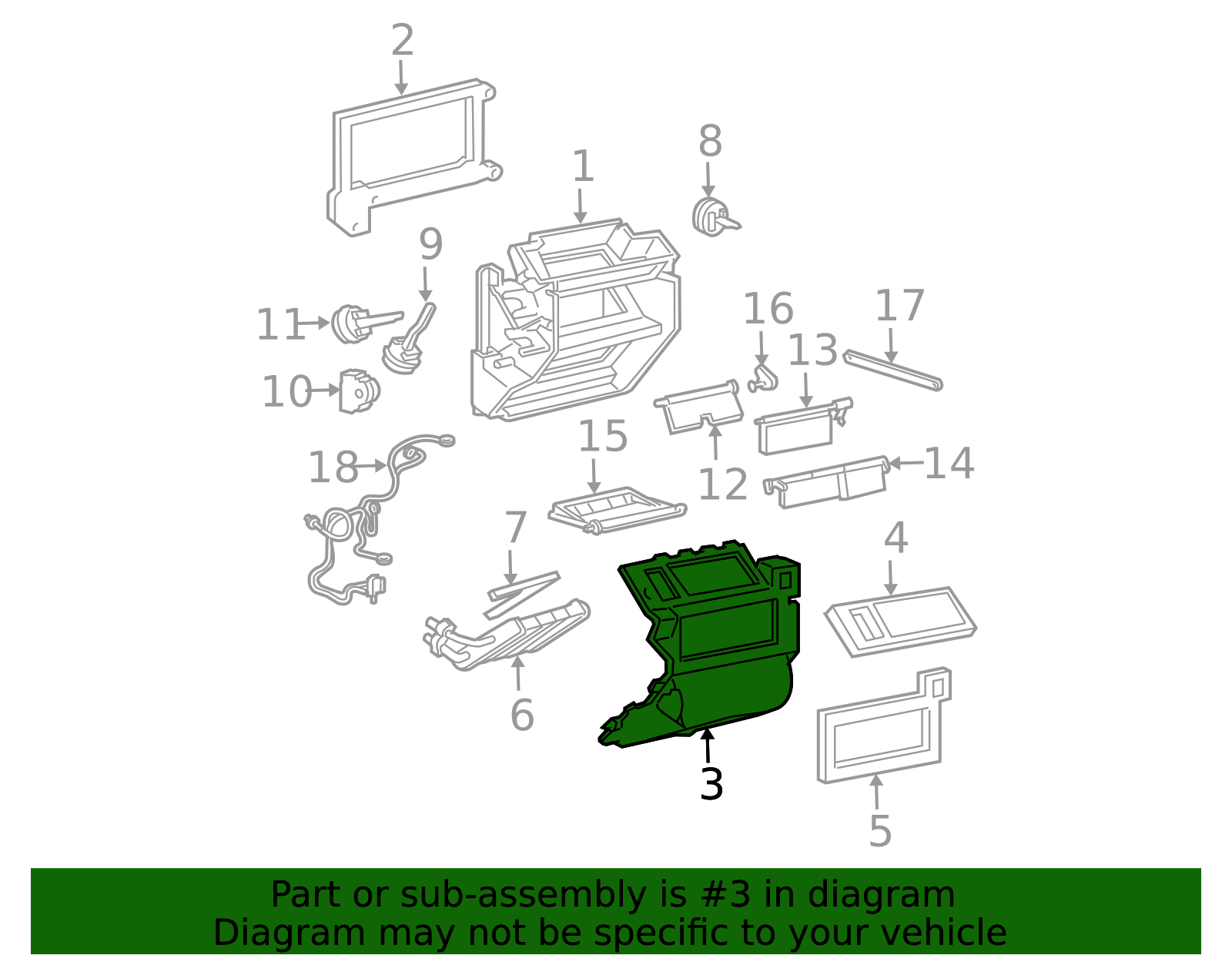 19300081 - 2003-2024 GM - Heater Case | Partners Chevy