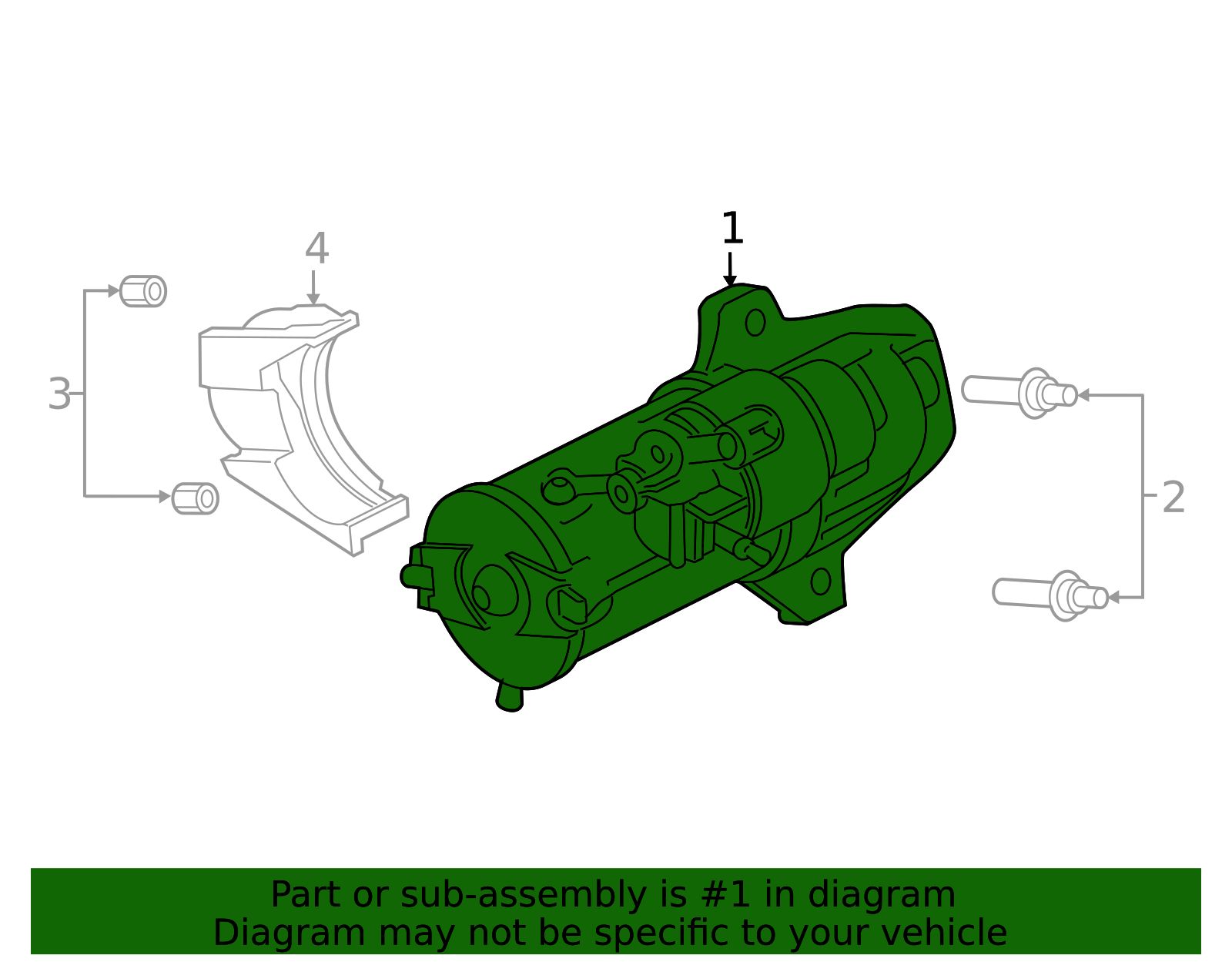 2019-2023 Ford Ranger | Starter | KB3Z-11002-C | Walls' Ford Parts