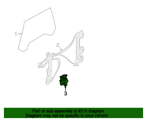 2014-2024 Mini Cooper Window Motor 67-62-5-A3F-286 | Mini Parts Direct