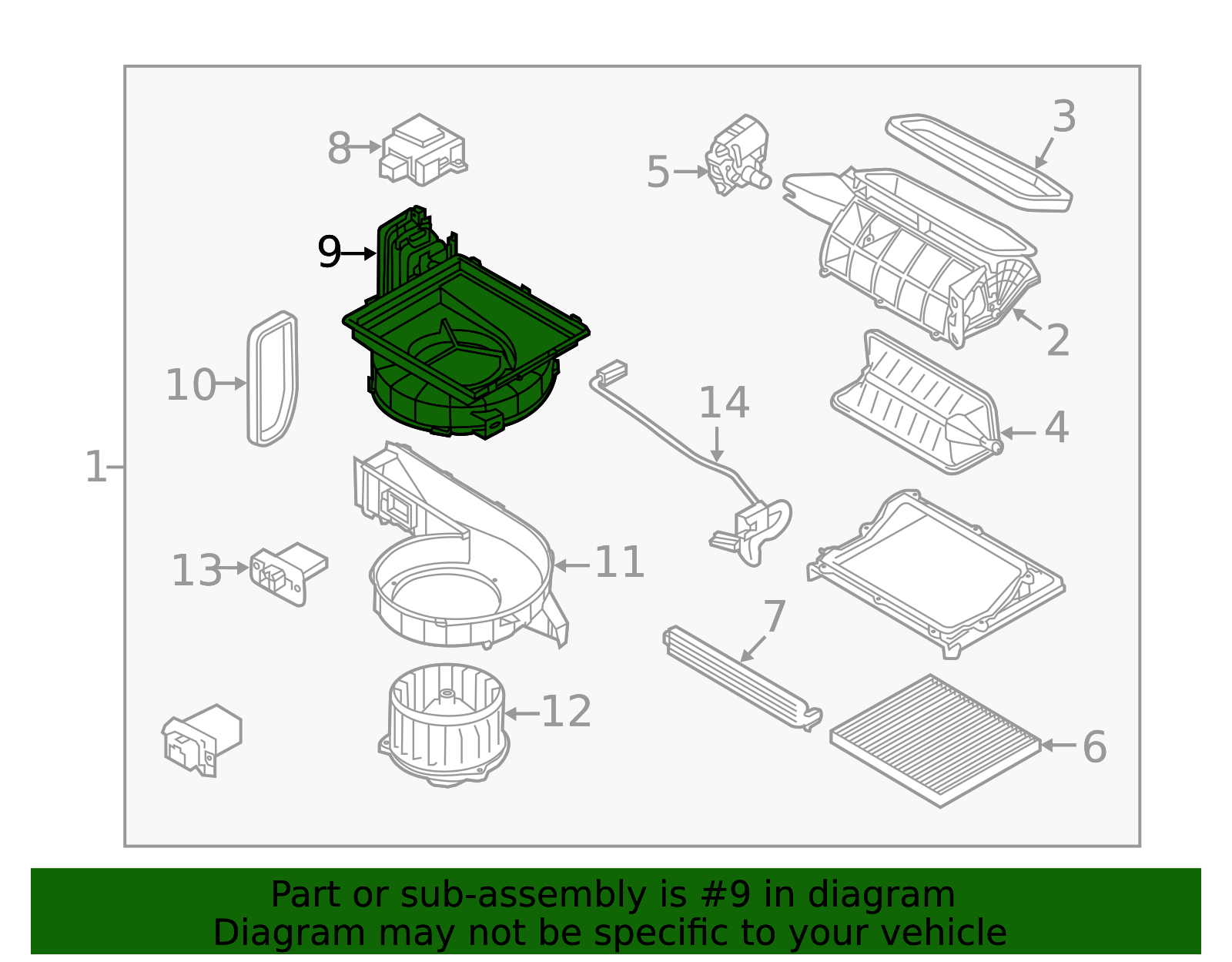 97111-4D001 - Upper Case 2014 Kia Sedona | Kia.Parts Store