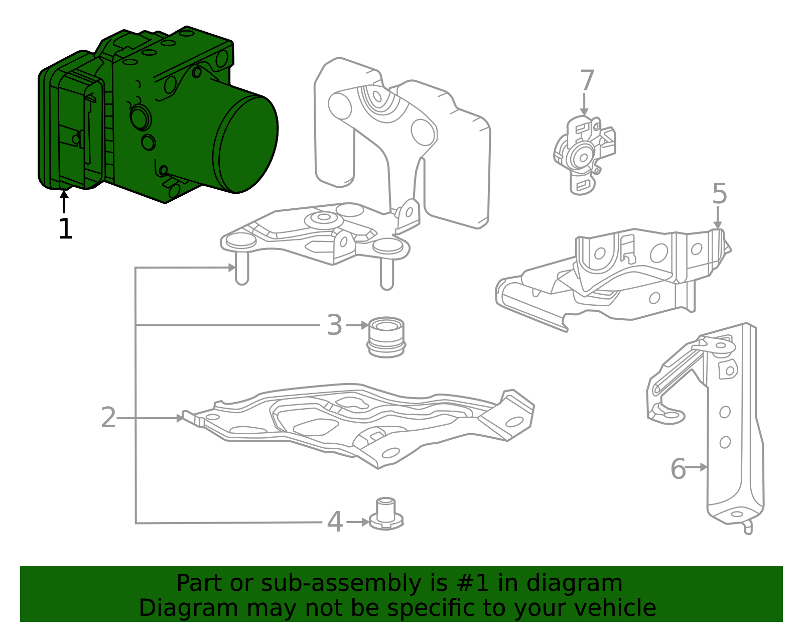2022-2023 Toyota Mirai Actuator Assembly 44050-62041 | Toyota Parts Center