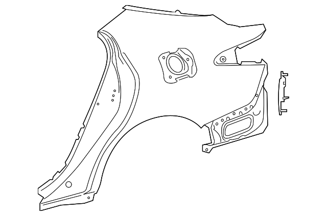 61601-06320 - Quarter Panel 2018-2024 Toyota Camry | Longo Toyota Parts