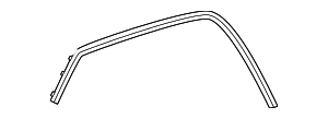 2014-2016 Jeep Grand Cherokee Molding 5QJ76TZZAA | Mopar Parts Canada