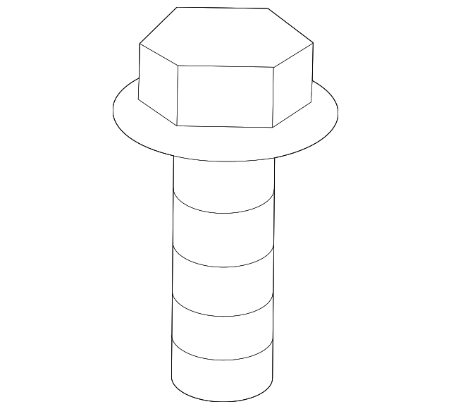 2015-2024 Ford | Engine Cover Bolt | W714962-S442 | Walls' Ford Parts
