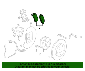 2010-2020 GM Rear Disc Brake Pad Set 85143529 GM | GMPartsDirect.com