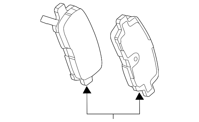 2010-2020 GM Rear Disc Brake Pad Set 85143529 GM | GMPartsDirect.com