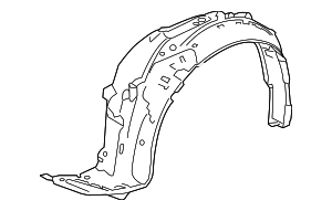 74100-T2A-A01 - Fender Liner 2017 Honda Accord | Honda Parts Online