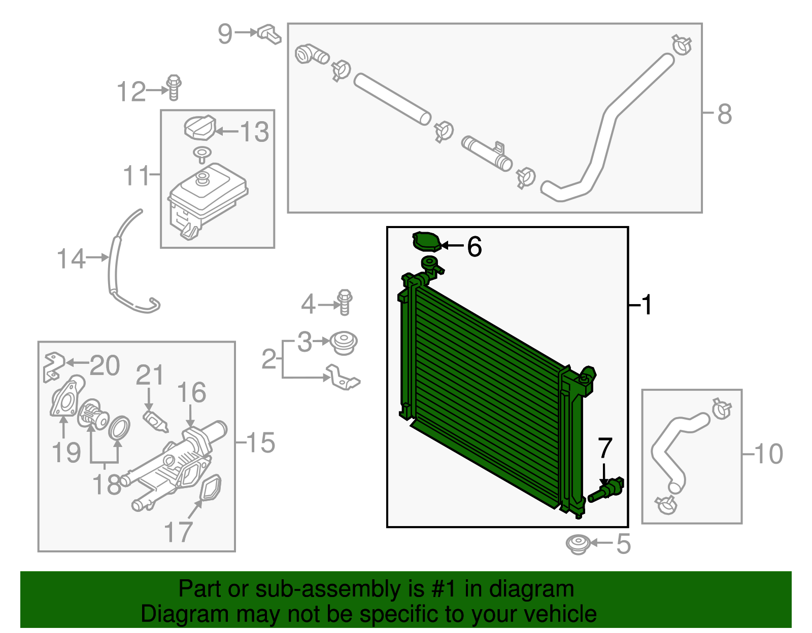 2015-2019 Hyundai Sonata Radiator Assembly 25310-C2000 | OEM Parts Online
