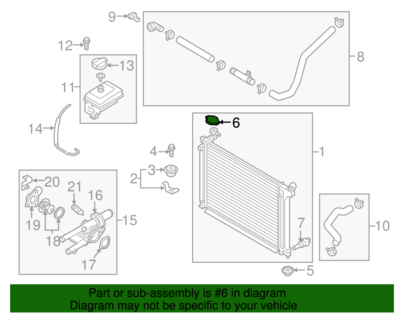 2015-2019 Hyundai Sonata Radiator Cap 25330-C2000 | OEM Parts Online
