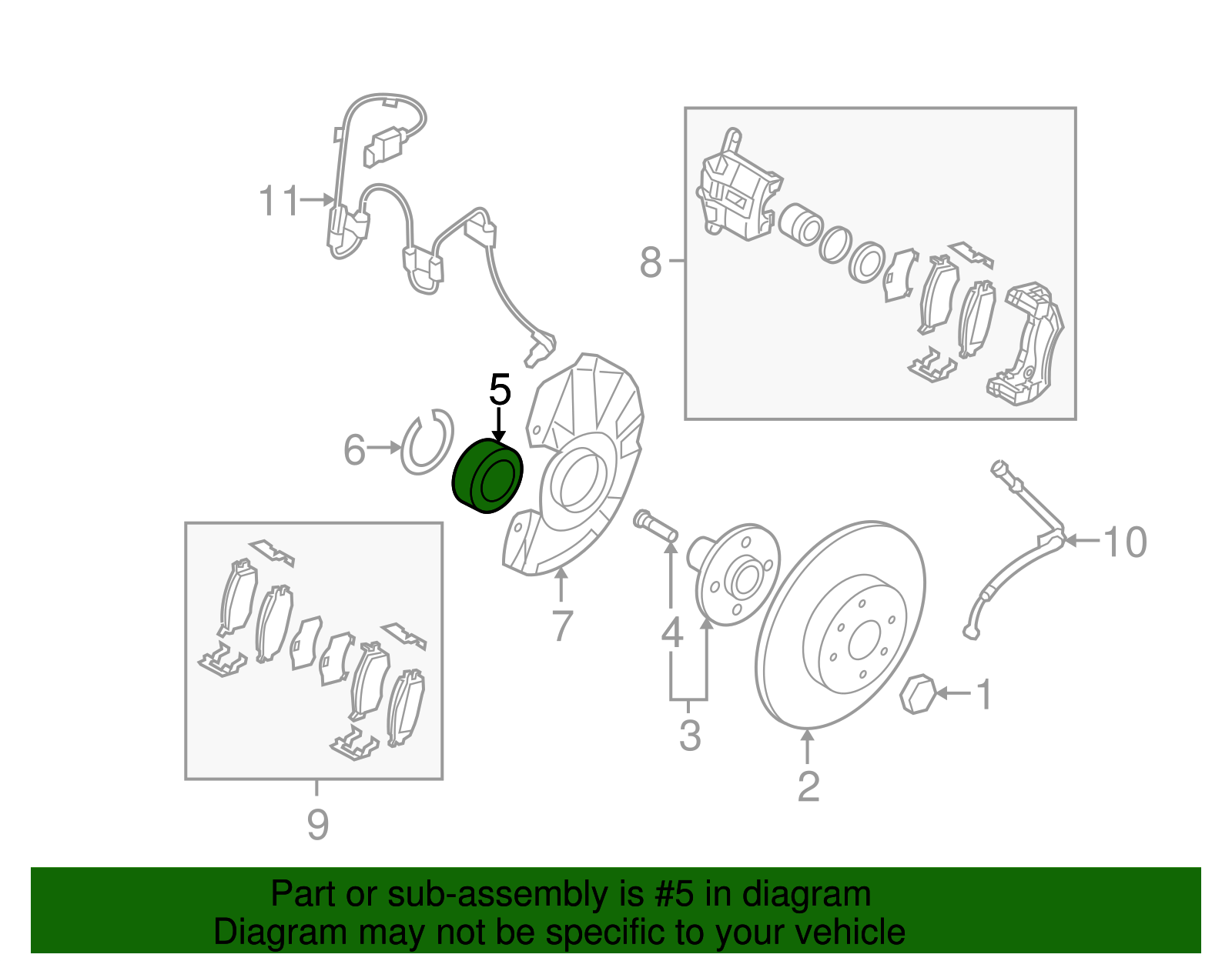 1996-2011 Hyundai Bearing 51720-02000 | OEM Parts Online