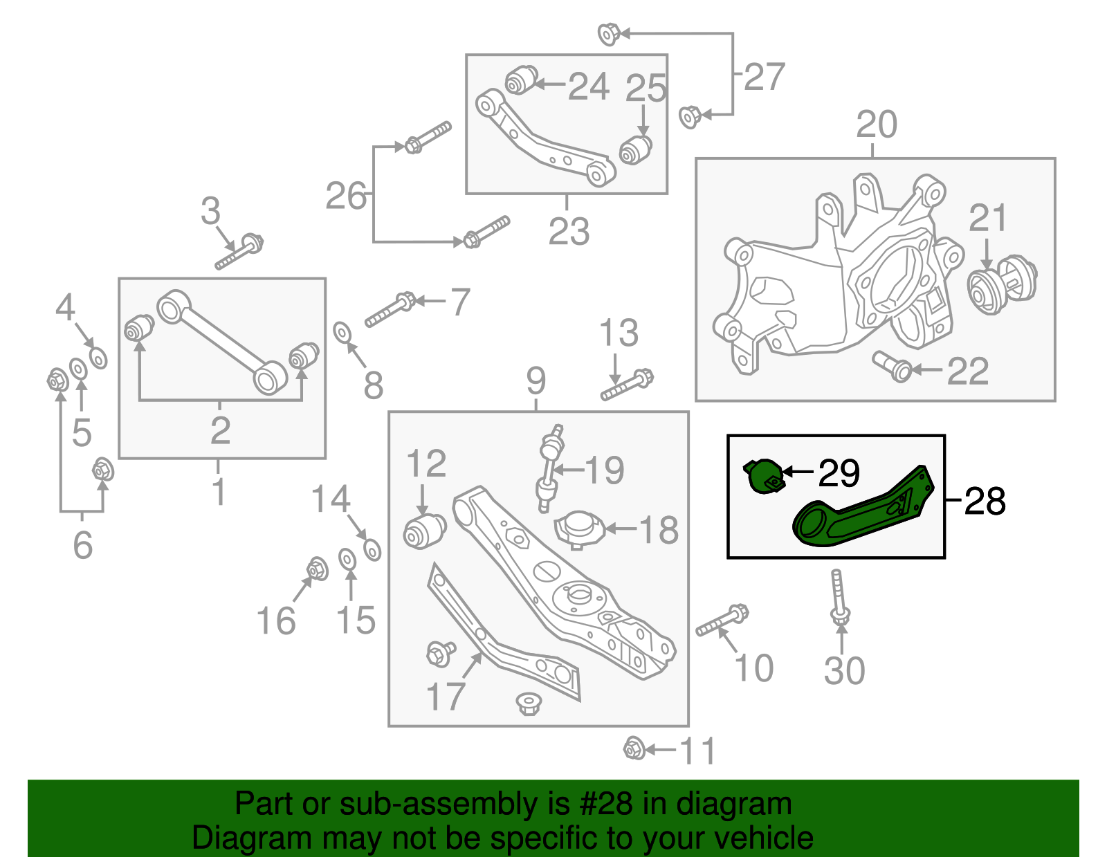 55270-D3300 - Trailing Arm 2017-2022 Kia Sportage | Kia.Parts Store