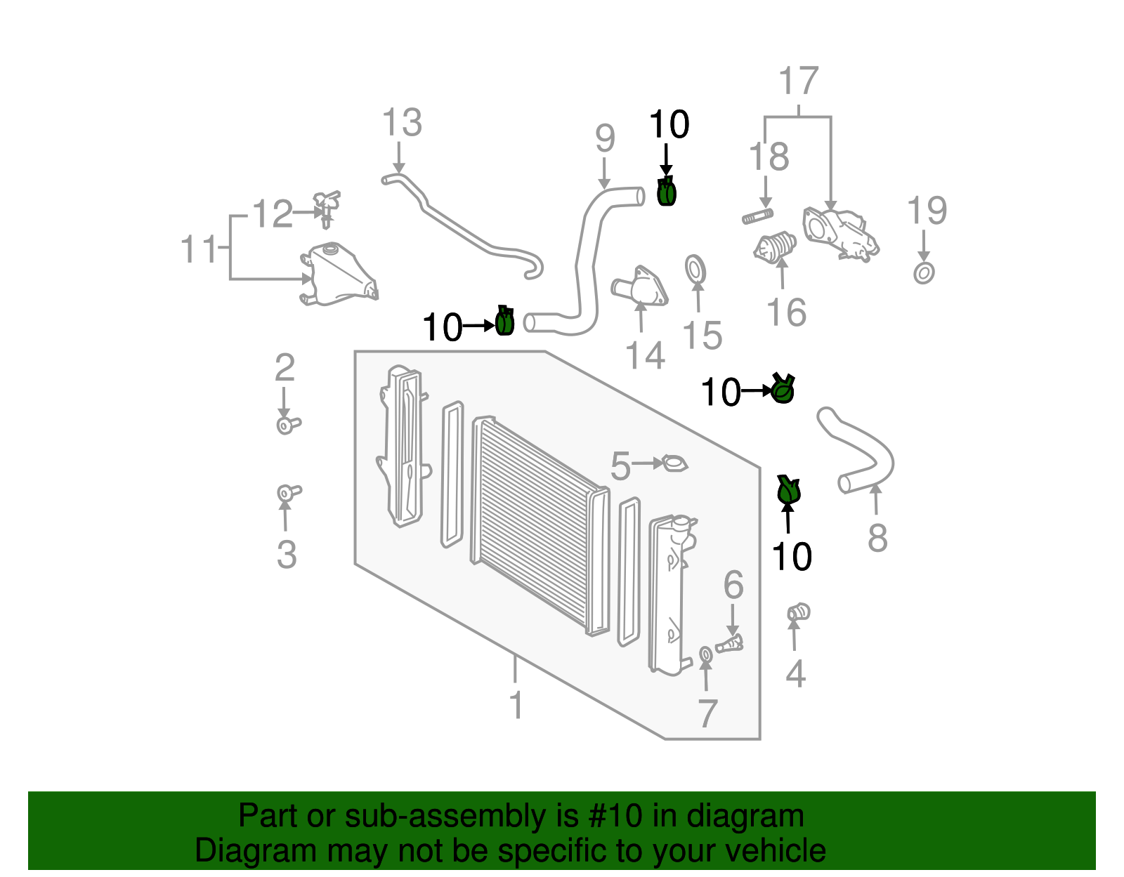 90466-41008 - Clamp 2003-2007 Lexus | Longo Lexus Parts