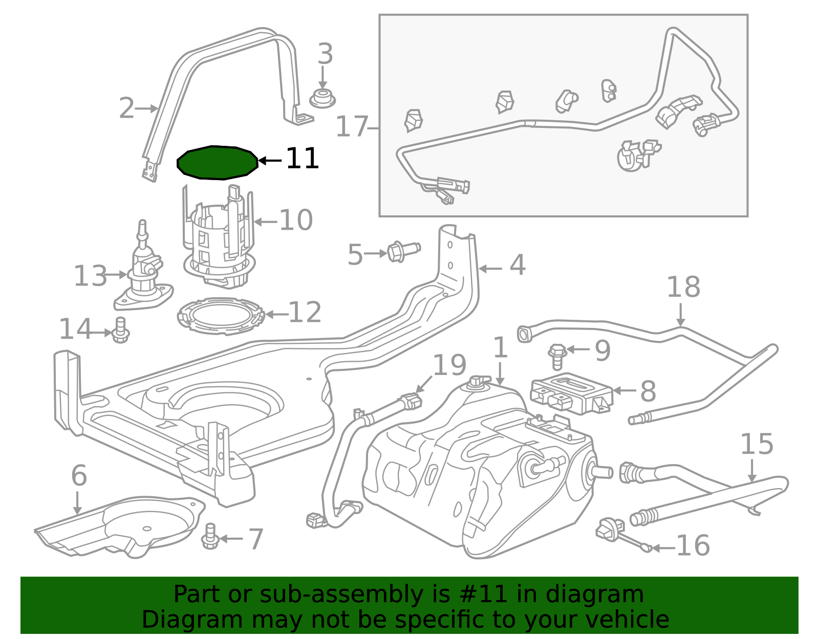 2013-2025 Ram Urea Module O Ring 68101172AA | Mopar Parts Canada