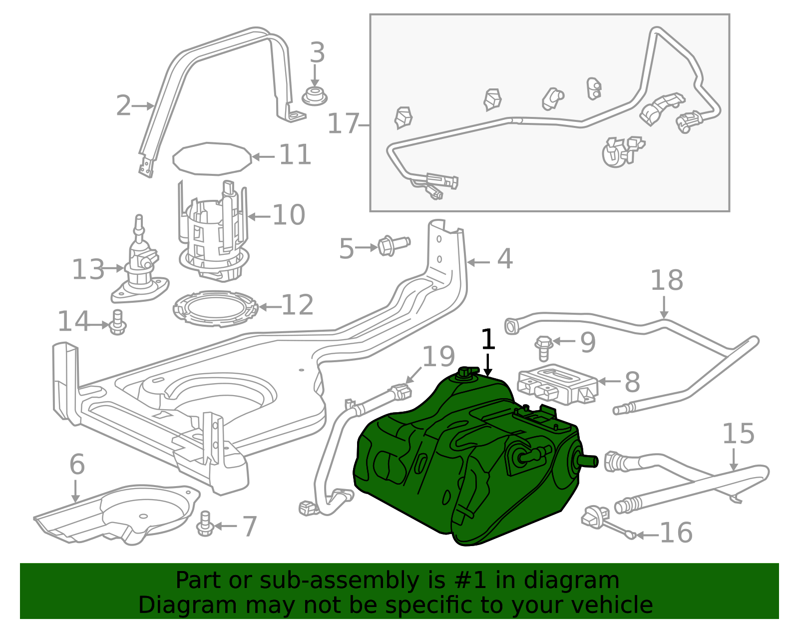2017-2023 Ram Diesel Exhaust Fluid (Def) Tank Assembly 52029762AI ...