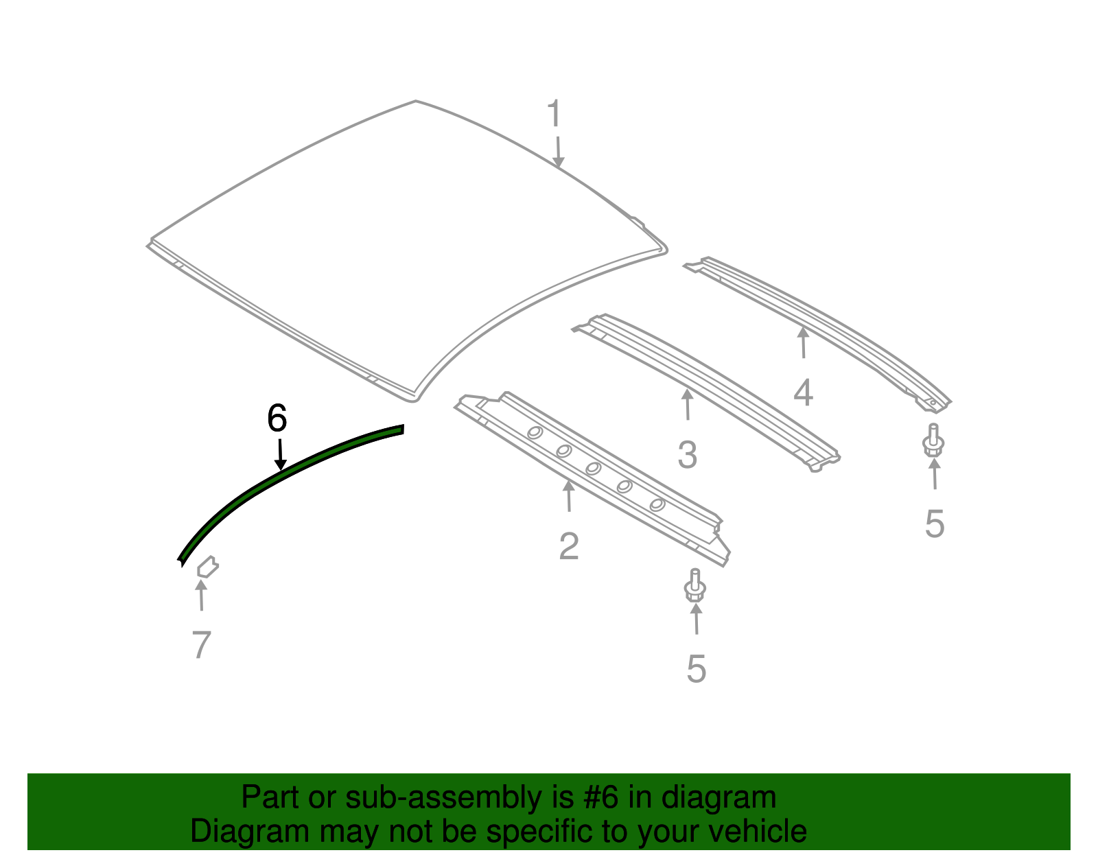 73854-AM800 - Drip Molding 2003-2007 Infiniti G35 | INFINITI Parts ...