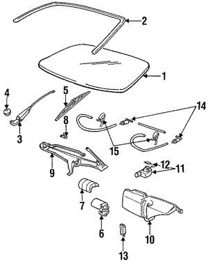 Shop Porsche Wiper Blades Online | OEM Parts Online