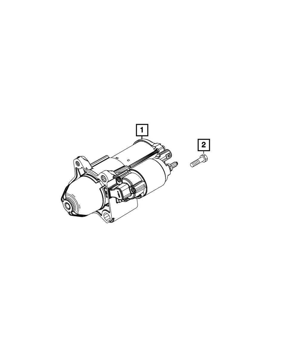 2022-2025 Mopar Engine Starter 68563814AC | Mopar eStore