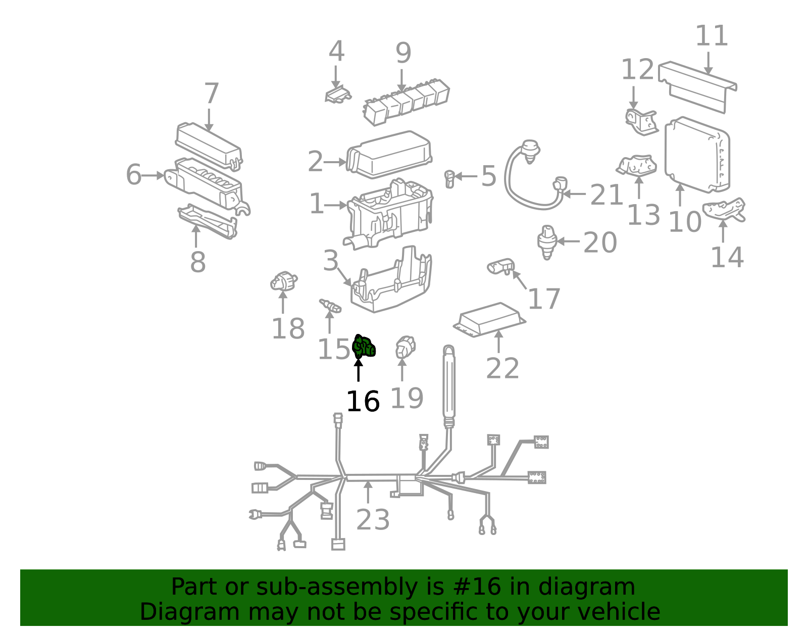 1998-2005 Toyota Throttle Position Sensor 89452-30150 | MotorMotor