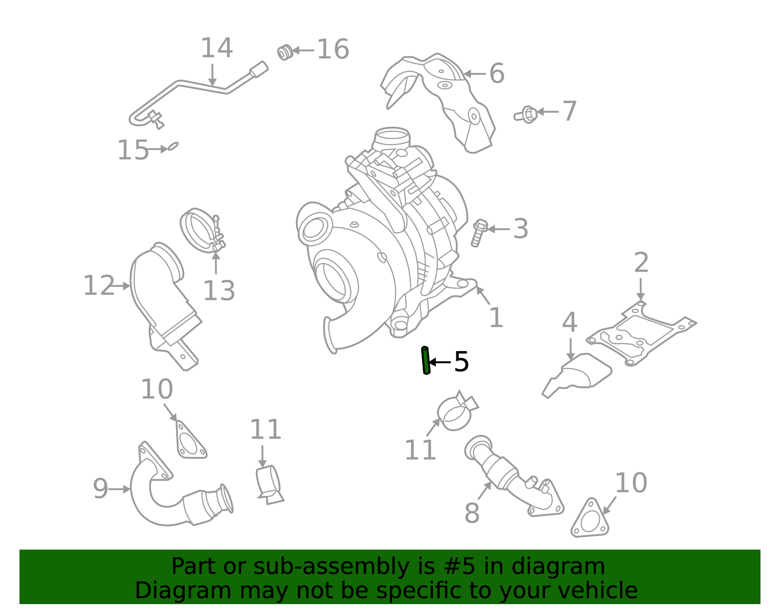 Genuine OEM Ford Part - Turbocharger Boost Pressure Solenoid Filter ...