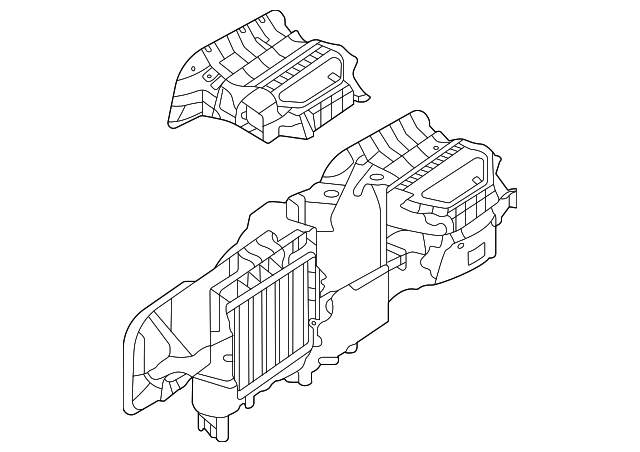 Genuine OEM Evaporator Housing | 167-830-93-05 | Fits Select 2020-2024 ...