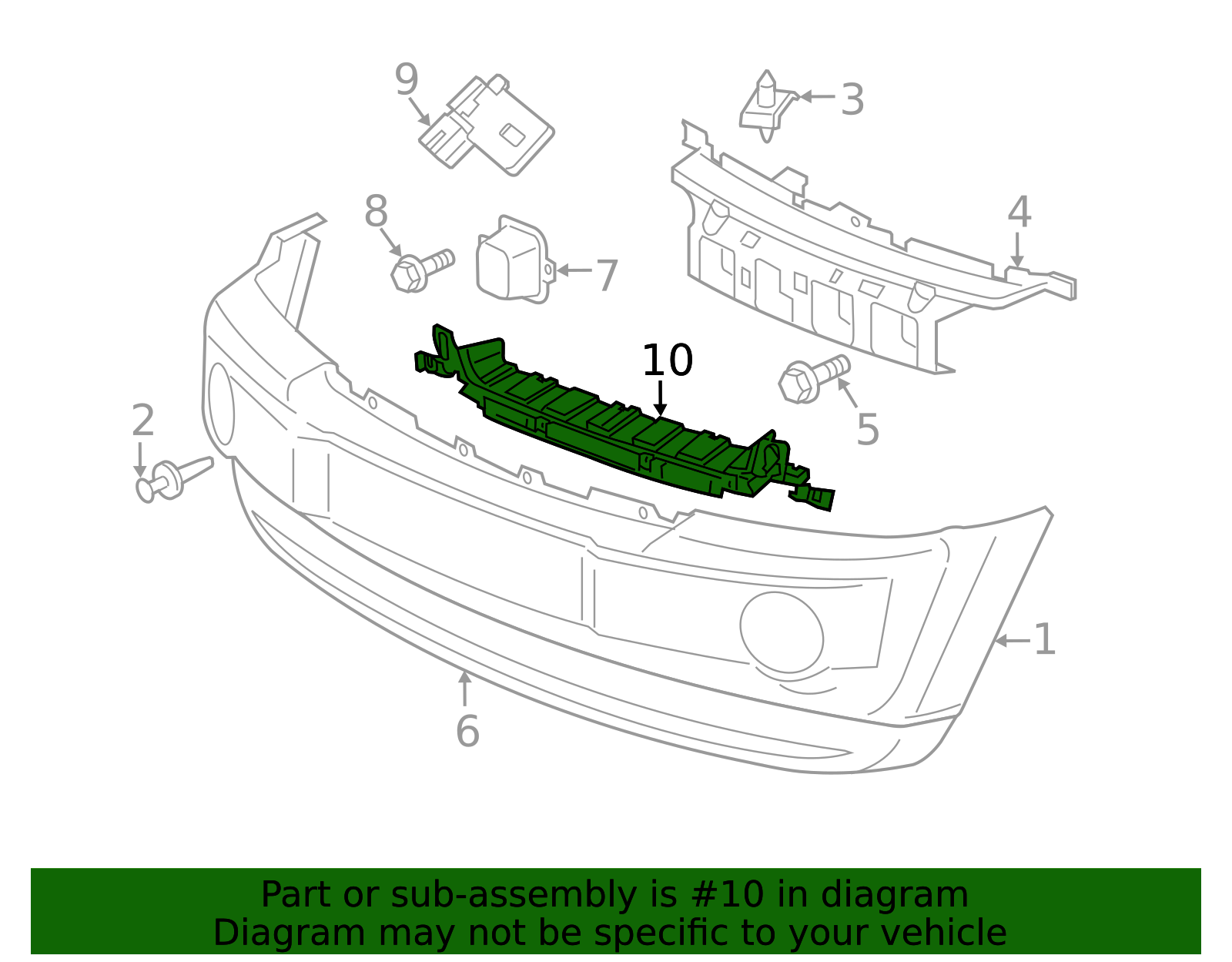 2008-2010 Jeep Grand Cherokee Support Bracket 68033747AA | Mopar Parts ...