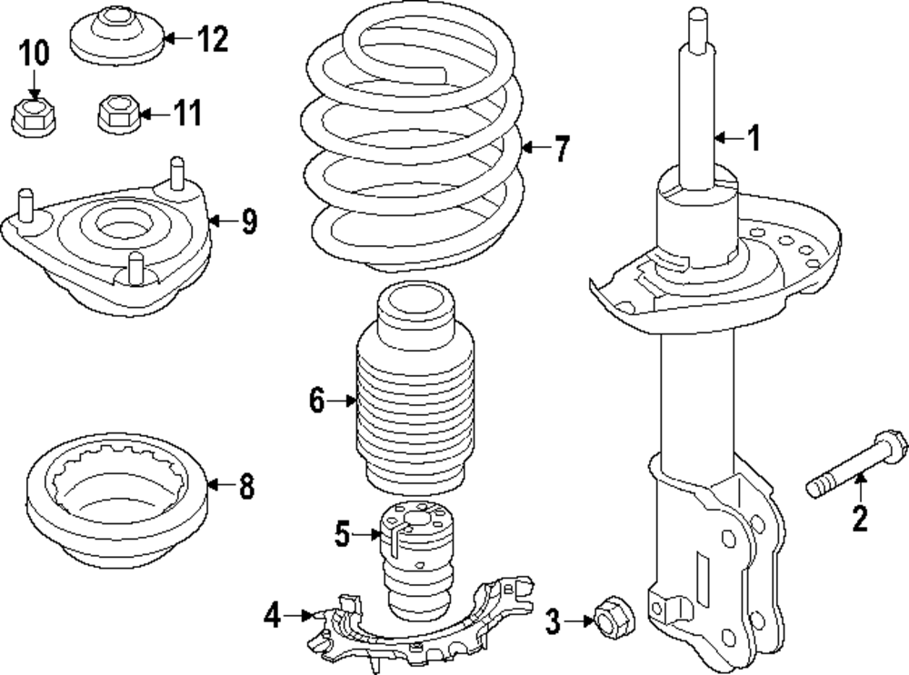 54610-AT000 - Upper Insulator 2023-2025 Kia | Kia.Parts Store