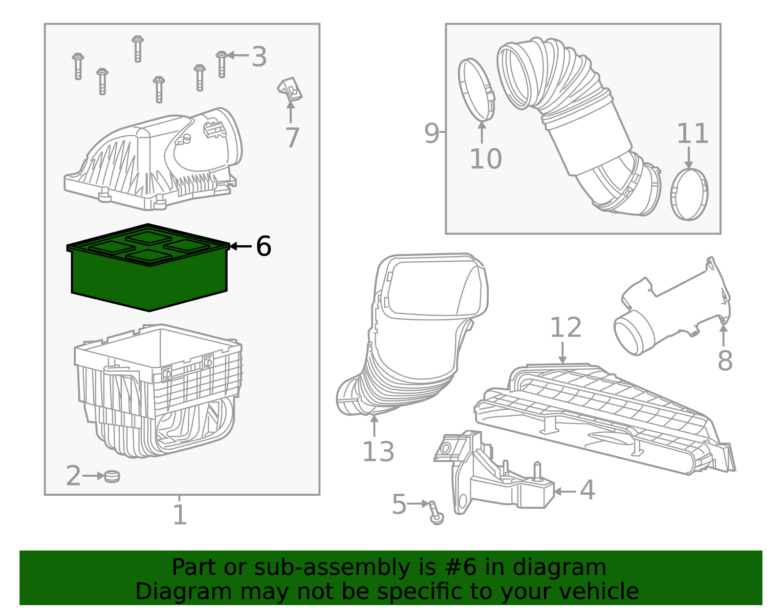 2024-2025 Ram Air Filter 68645327AA | Mopar Parts Canada