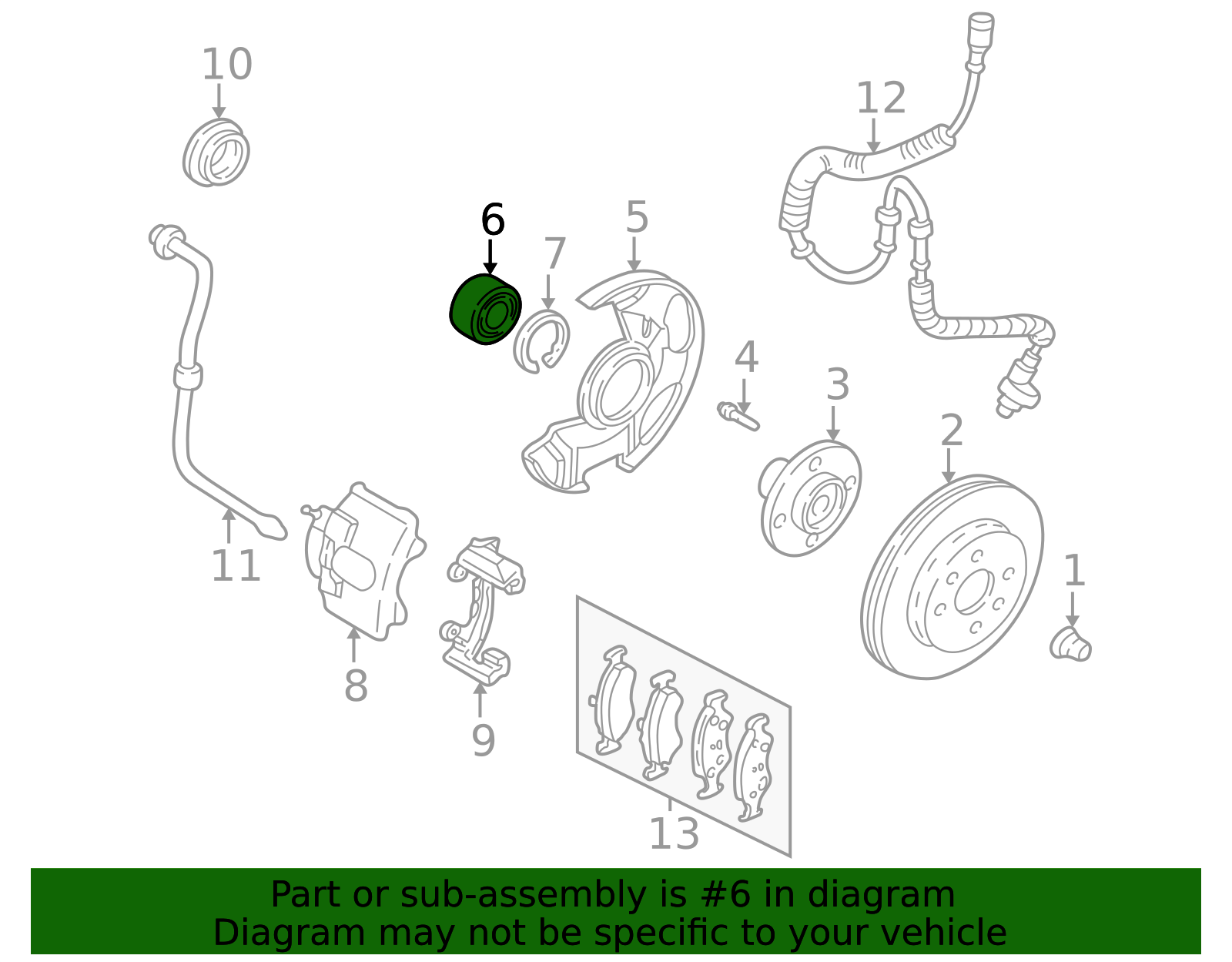 0K2JT-33047 - Bearing 2001-2004 Kia | Kia.Parts Store