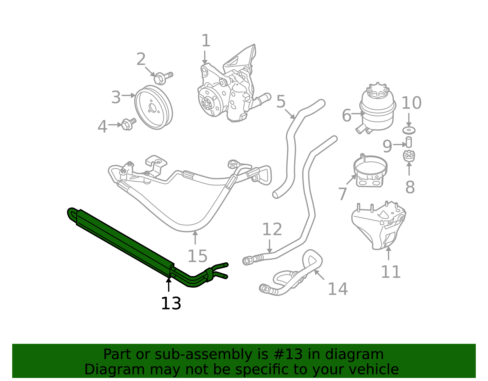 2006-2013 BMW Power Steering Cooler 17-11-7-522-119 | BMW OEM Parts