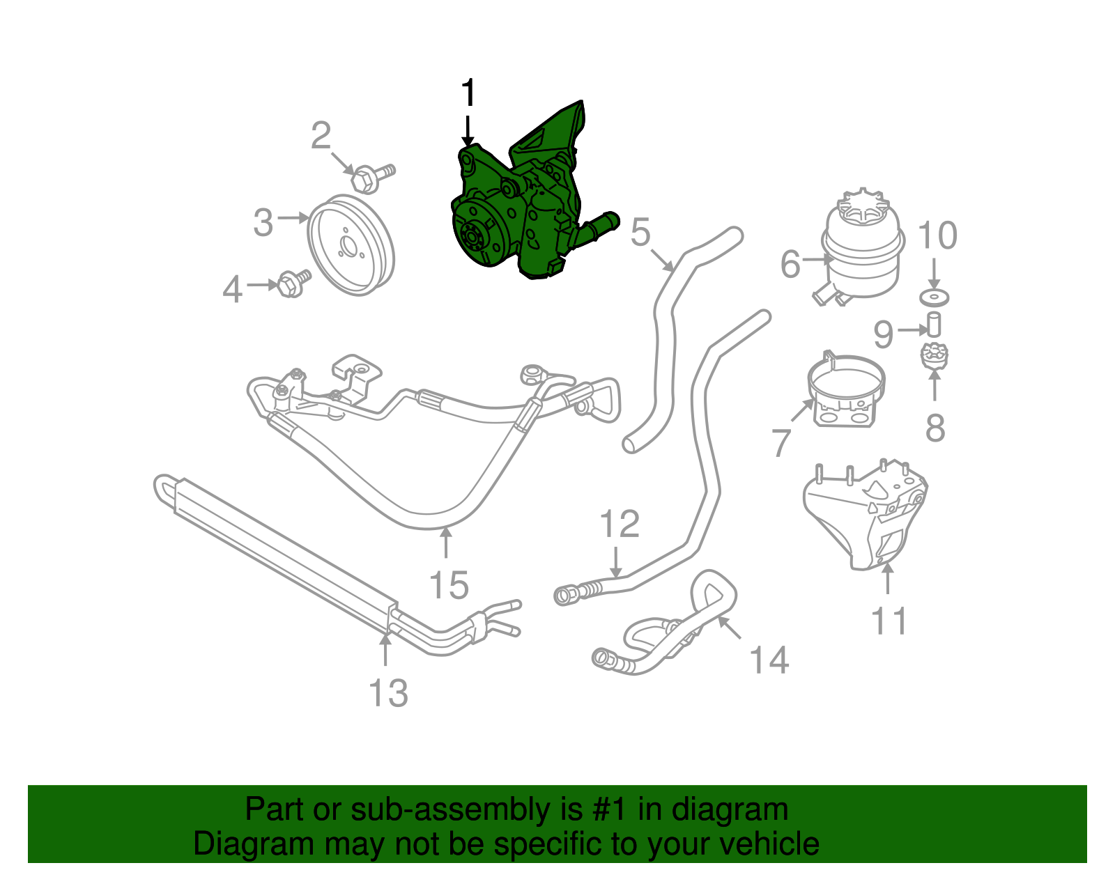 Power Steering Pump - OEM Hydraulic Assist for BMW | BMW AutoNation Parts
